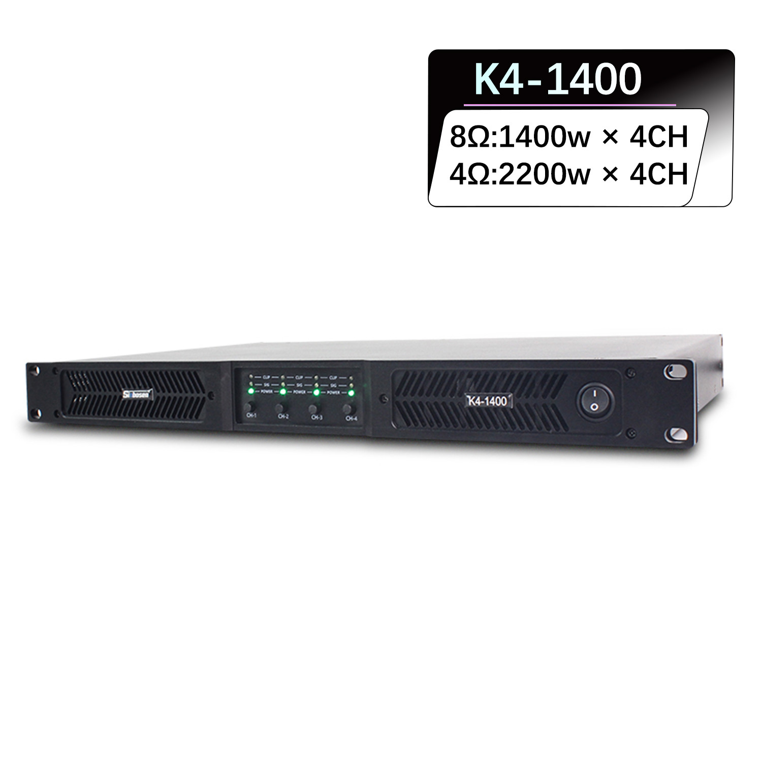 1400 watts professional stage 1U digital 4 channel power amplifier ...