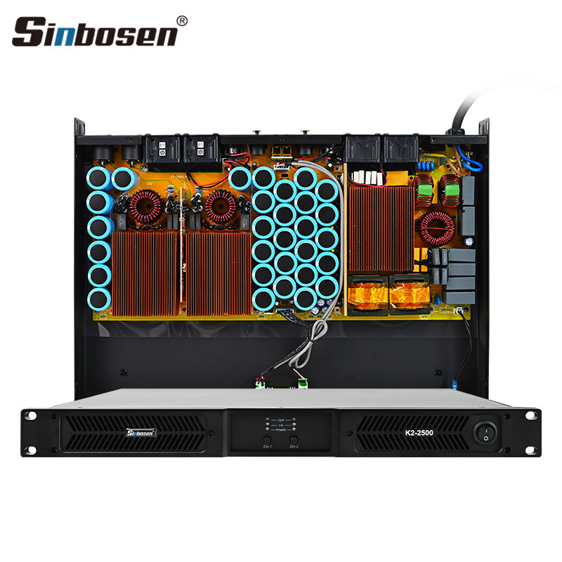 K2-2500 digital power amplifier 2 channel 2500w for line array speaker | 1U 4 ohms DIGITAL ...