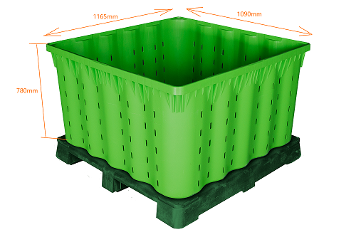 Warehouse Plastic Stackable Storage Bins | JRC Bin | LONGXIANG