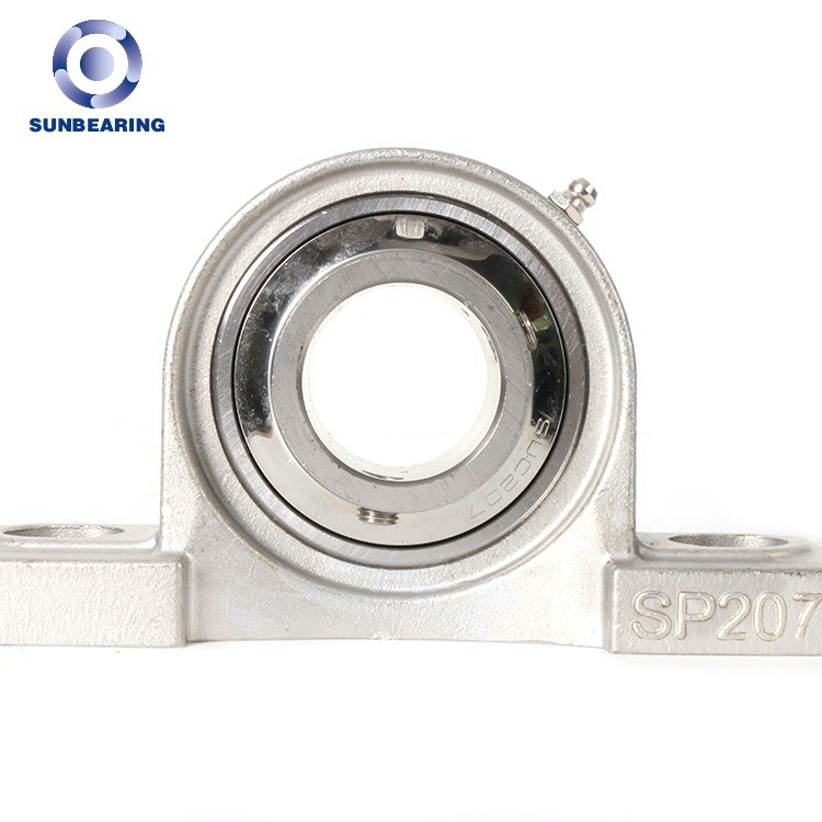 SUNBEARING Pillow Block Bearing SP207 White 35*72*17mm Stainless Steel ...