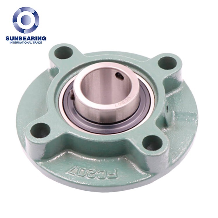 UCFC-209 45mm Flange Bearing 45*160*49.2mm Cast Iron SUNBEARING ...