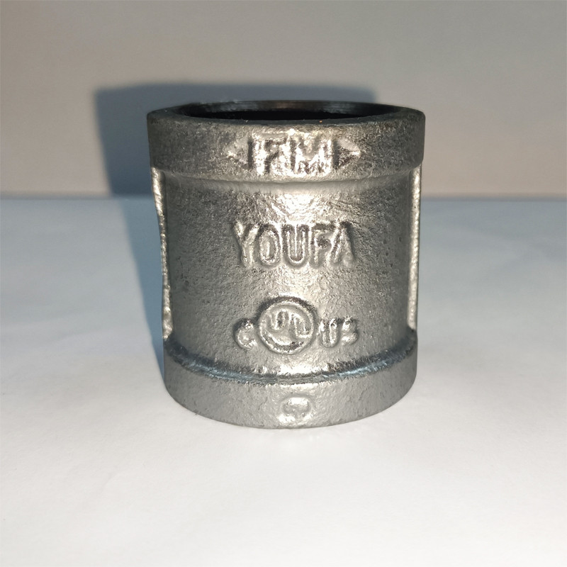 Threaded Galvanized Straight Steel Pipe Coupling | Malleable Iron ...