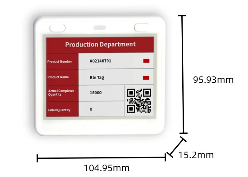 4.2inch E-ink Tags for Smart Factory, Wi-Fi Digital Signage for Meeting ...