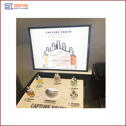 22inch Digital Signage Stretched LCD Square Display Shelf Edge Display ...