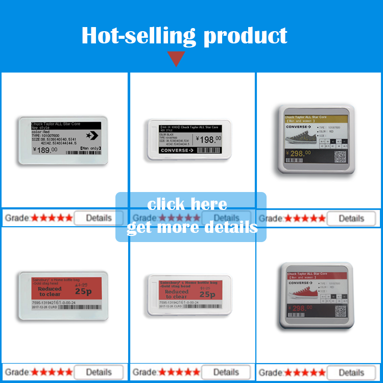 4.2inch bluetooth low power digital price tag E-ink Electronic Shelf ...