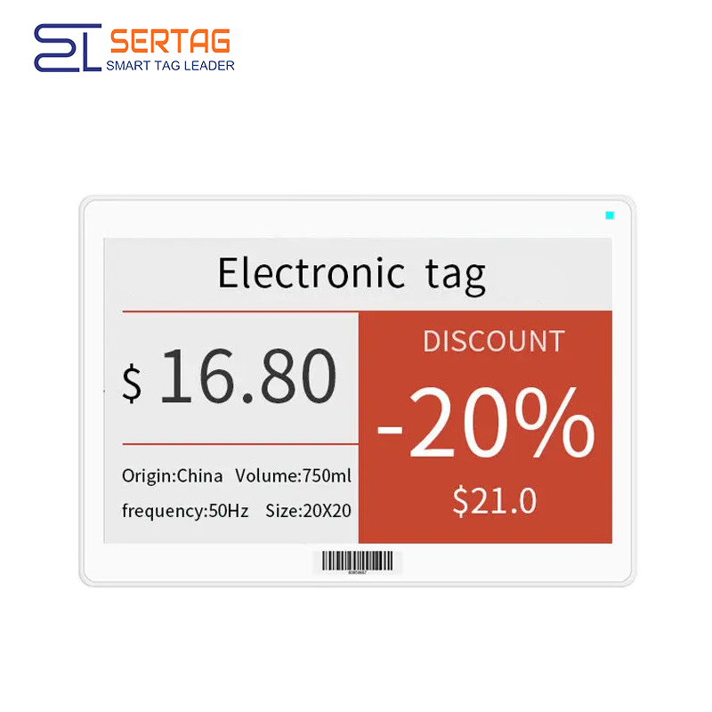 BLE Electronic Price Tag 10.2inch Low Power Smart Digital Labels ...