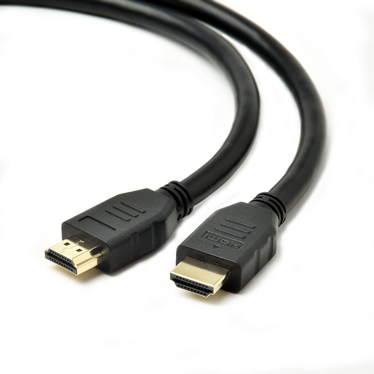 Basic Black HDMI Cable male to male with Ethernet Supports 1080P 3D and ...