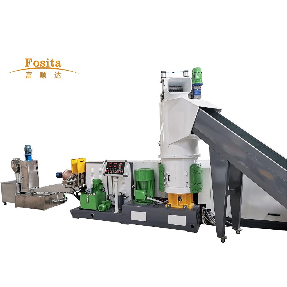 Plastic Pelletizing Machine with Compactor Design Granulating System ...
