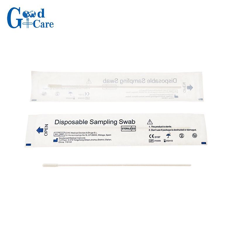 Foam Tip PP Rod Disposable Sterile Swab length 150mm Breakpoint 80mm ...