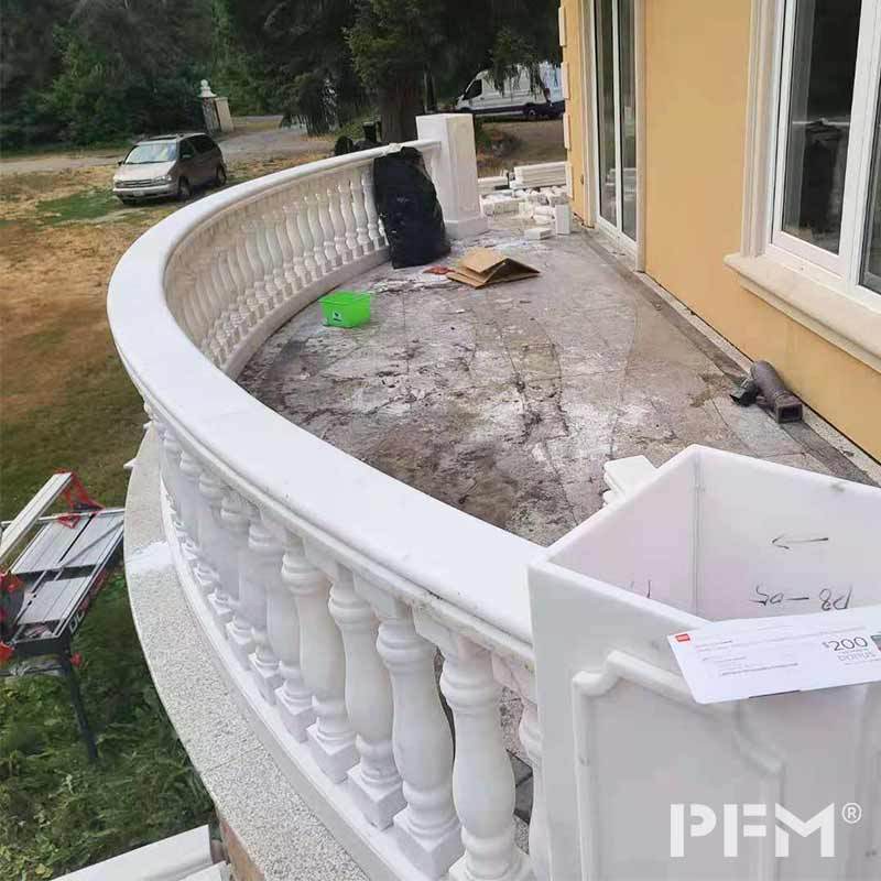 custom manfacture granite natural stone parapet designs parapet wall ...