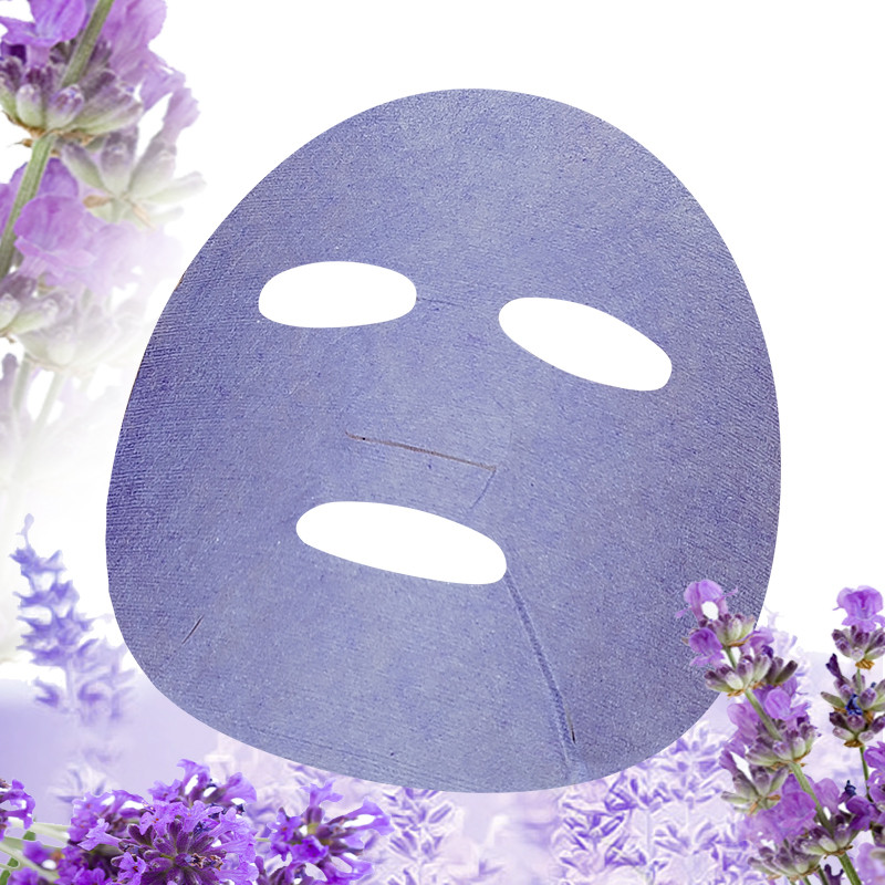 35gsm Plant Fiber Spunlace Mask Sheet Lavender Fiber Facial Mask Fabric ...