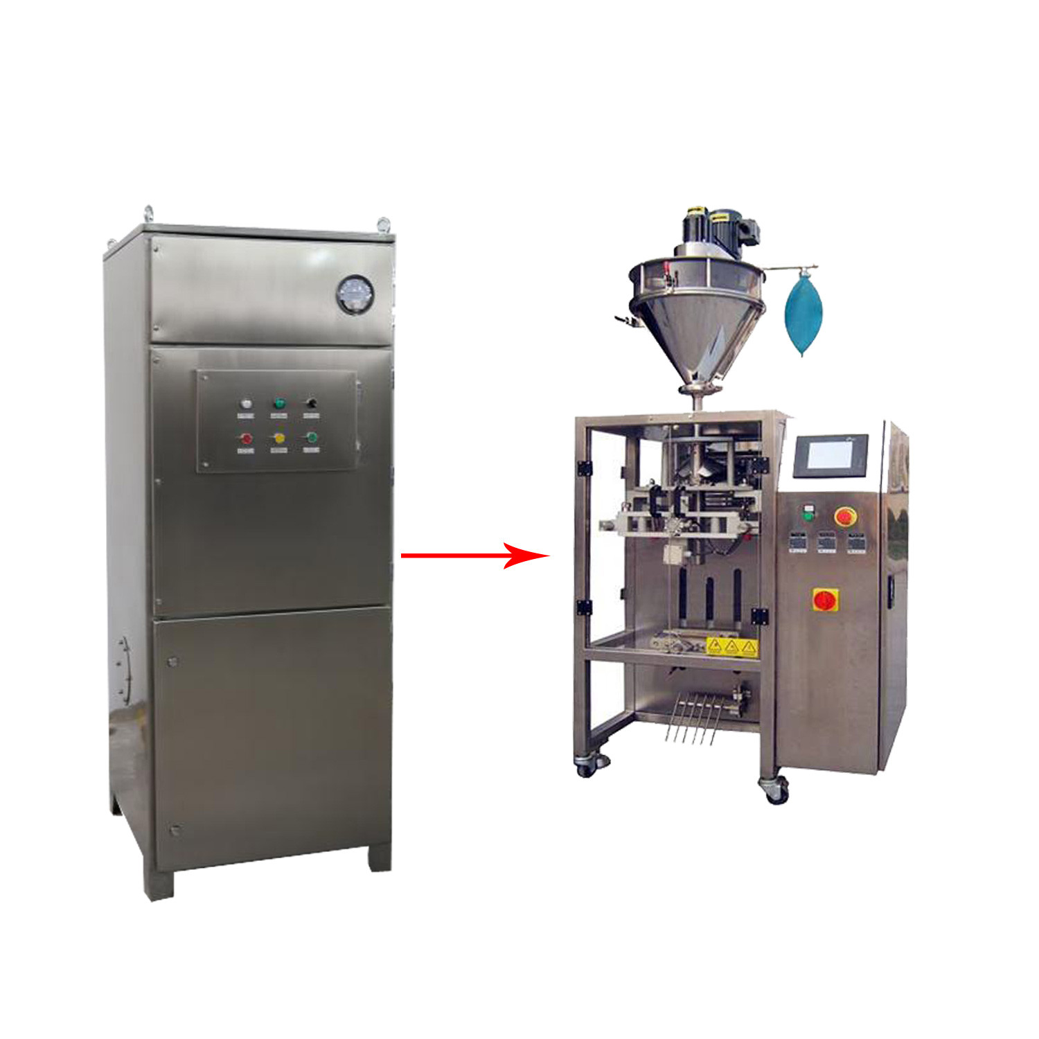 Packaging Machine Dust Collector Powder Filling Machine Dust Extractor ...
