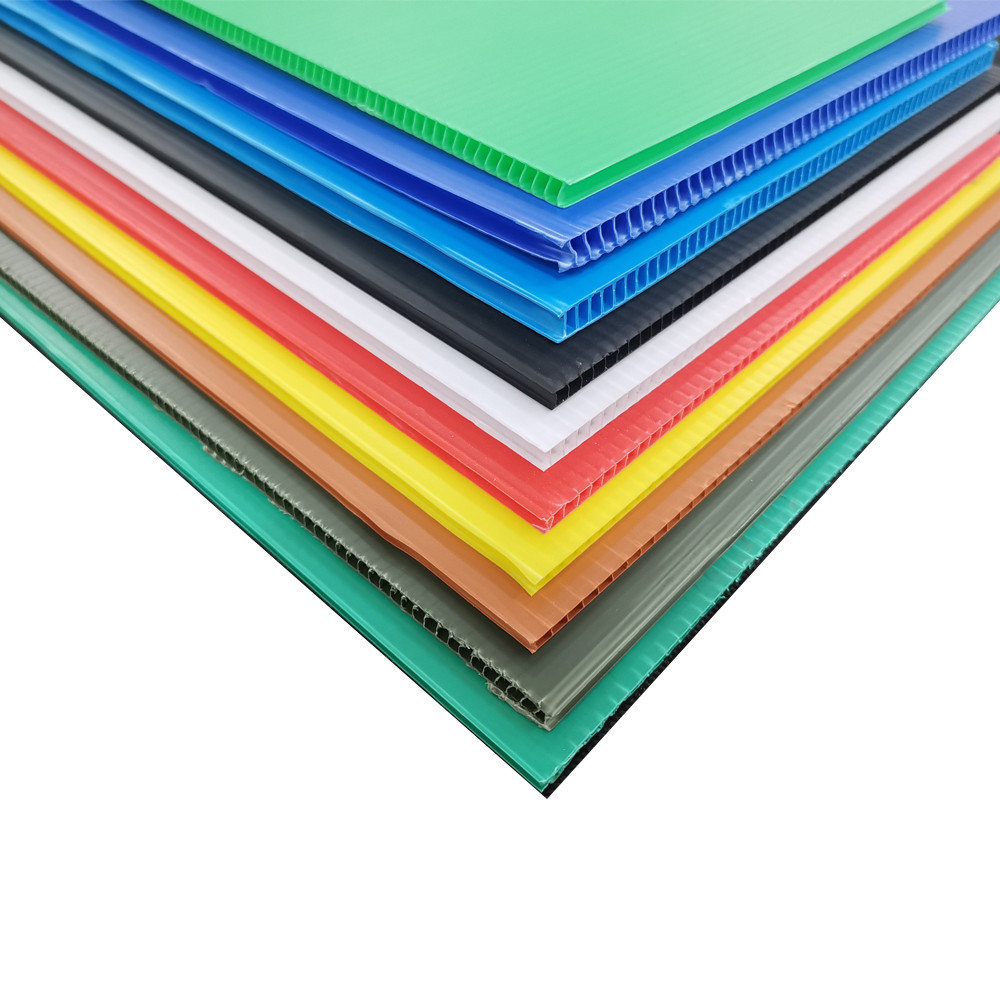 Recyclable Lightweight Polypropylene Plastic Corrugated Sheet ...