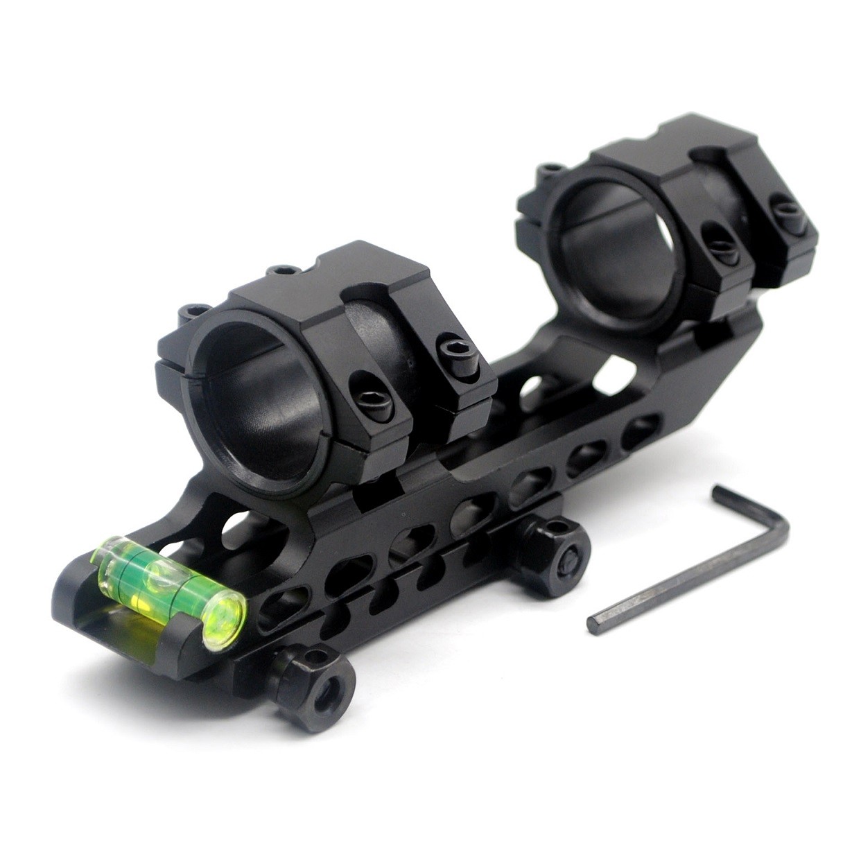 Scope Mounting Rings with Bubble Level, Dual Mount Adapter Ring for ...