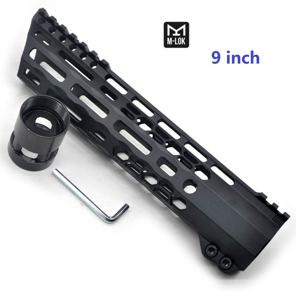 Trirock New Clamp style 9 inches black M-LOK free float AR15 M16 M4 ...