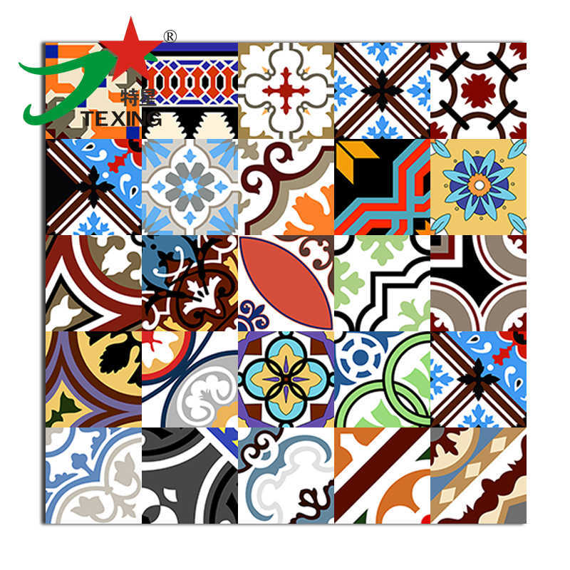 Flora design encaustic ceramic tile | Cement tiles | Texing