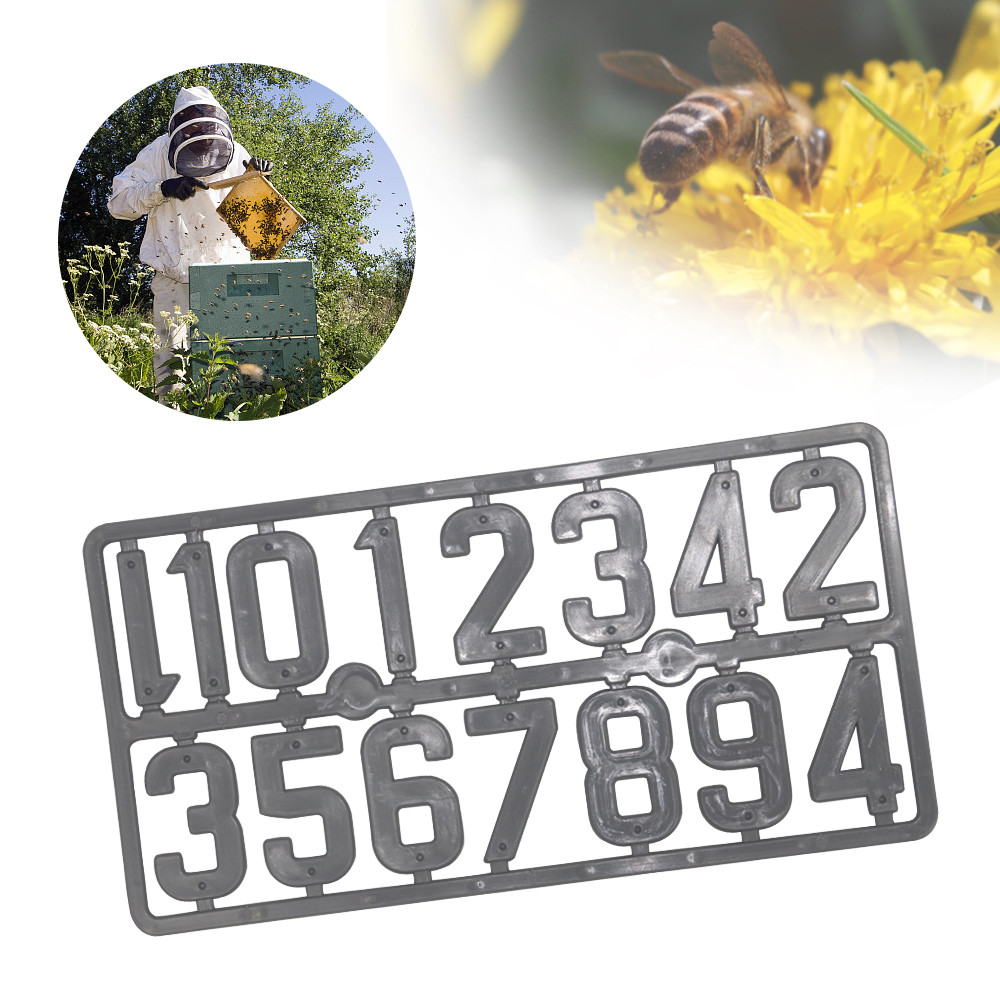 Beekeeping supplies Beehive Number mark (Gray) for Apiary | Hiveware ...