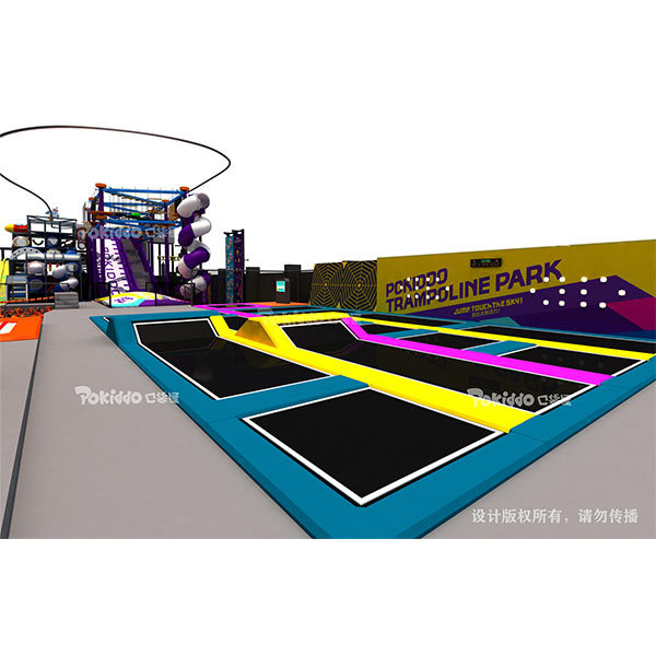 2000m2 Indoor Trampoline and Adventure Park Design | Trampoline Park ...