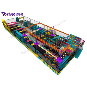 Manufacturer Trampoline Park, Indoor Adventure Park Equipment, Pokiddo ...