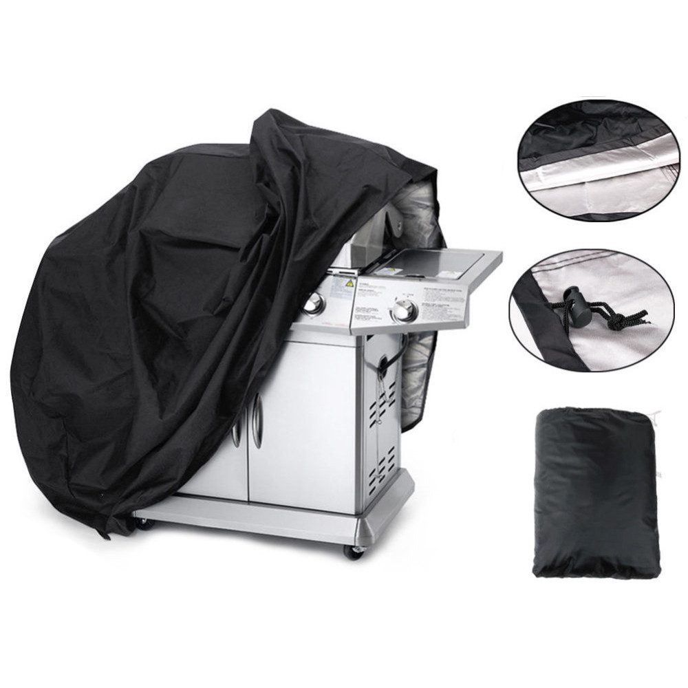 Customize Black Tear-Waterproof BBQ Covers with Anti-UV Outdoor Use ...