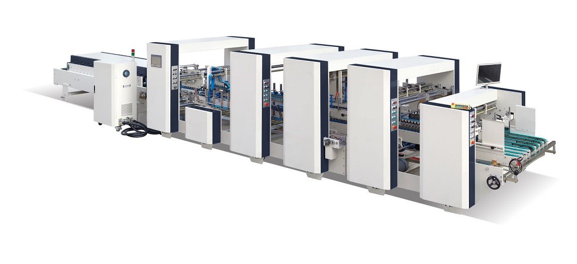 Automatic Corrugated Crash Bottom Lock Folding Gluing Machine | Carton ...