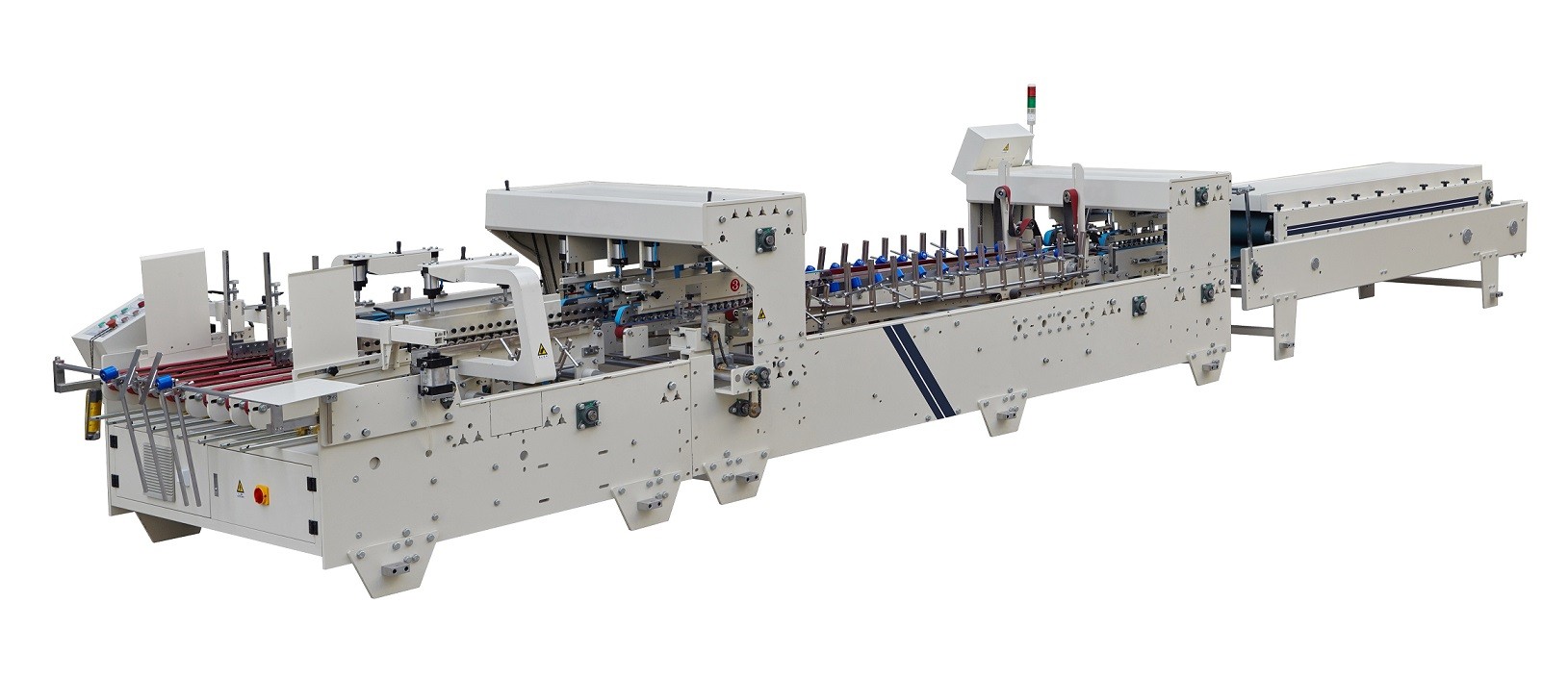 Corrugated Folding Gluing Machine | Carton Box Folding And Gluing ...