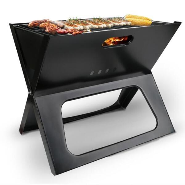 square folding portable bbq grill of with carry bag | Foldable BBQ Grill