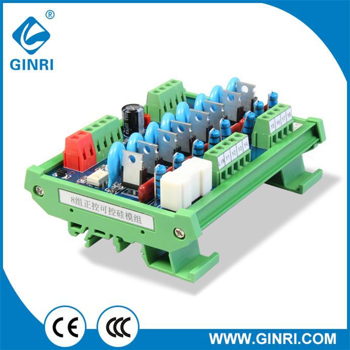 8 Channel PLC Protection AC silicon Optocoupler Isolation Board Output ...