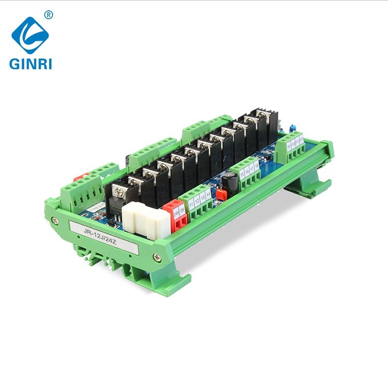 GINRI JR-12J/24 12 Channel PLC transistor Module NPN/PNP 1NO PLC ...