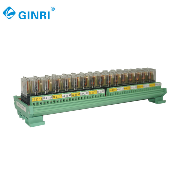 GINRI 16 Channel Relay Module JR-16L1 Omron Relay Board 5V 12V 24V PLC ...