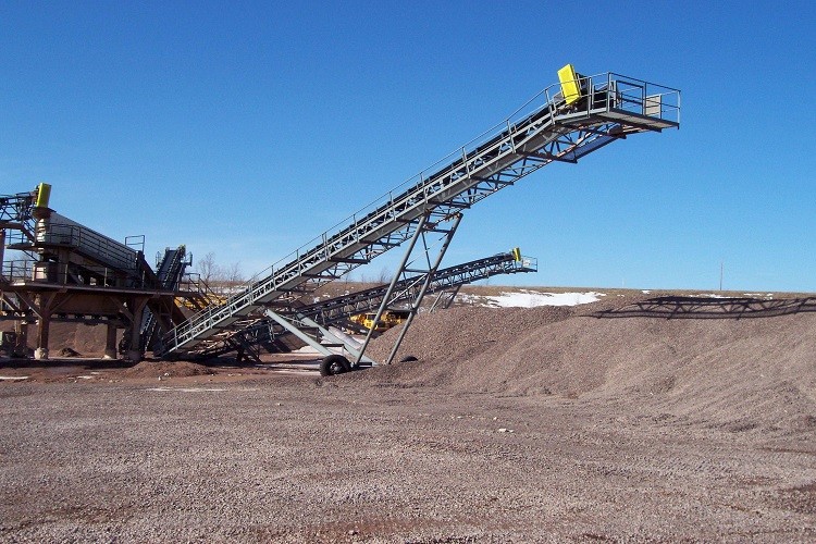 Mobile Design Stacking Belt conveyors China brand for stockpiling ...