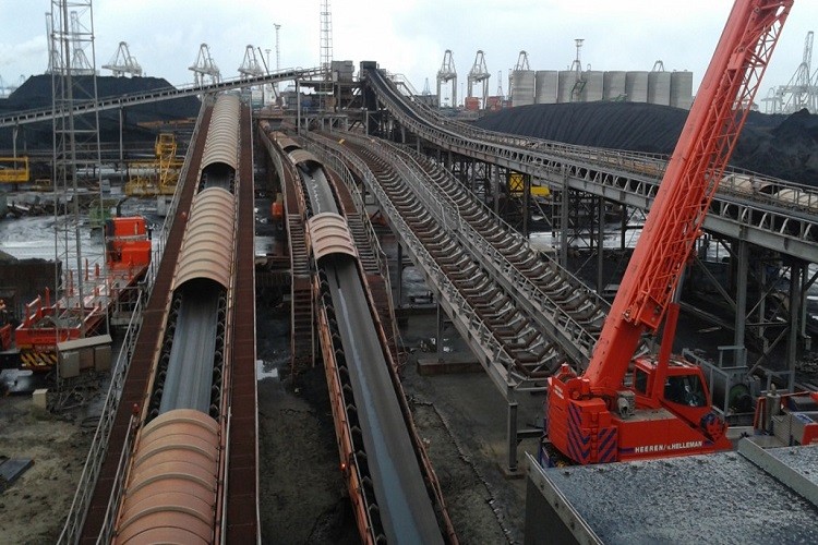 Bulk raw coal conveying system for storage and port loading | Coal ...