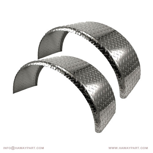 Trailer Fenders Aluminum 71.5" X 20" X 13" Tandem Aluminum Fender