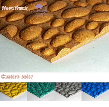 Different types of track surfaces cobblestone texture grains surfacse ...