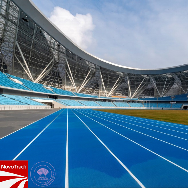Prefabricated Outdoor Athletics Track Surface Synthetic Running Track ...