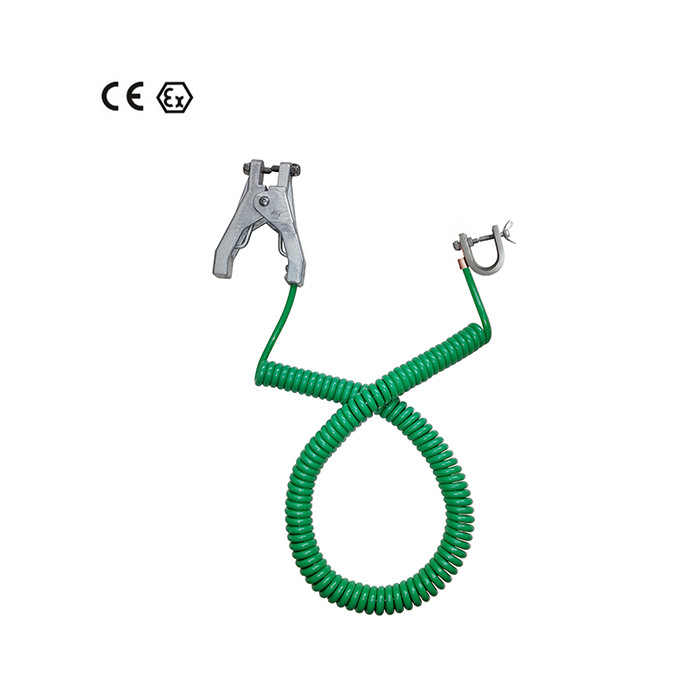 Grounding Assemblies with ATEX approved clamp and spiral cable ...
