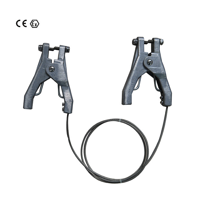 Grounding Assemblies with 2 pcs ATEX approved clamp | Grounding Clamp ...