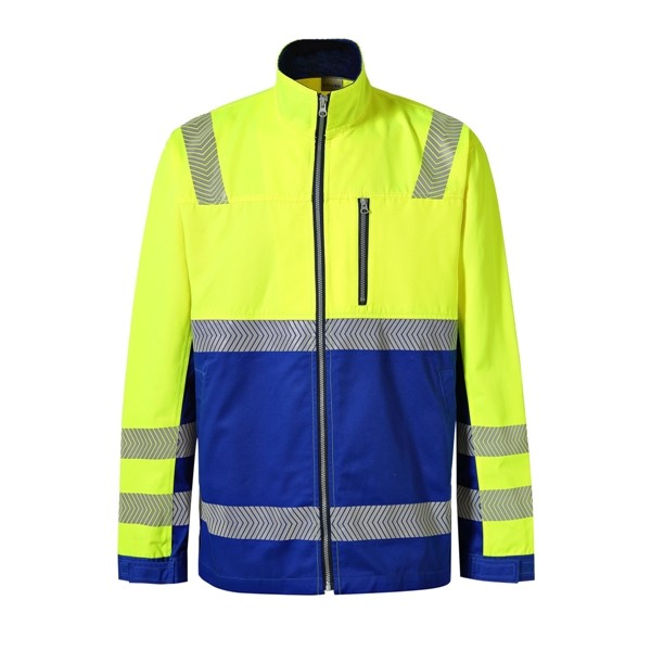 High Visibility Workwear Jacket Polyester/Cotton | Hi-Vi | S-Techo