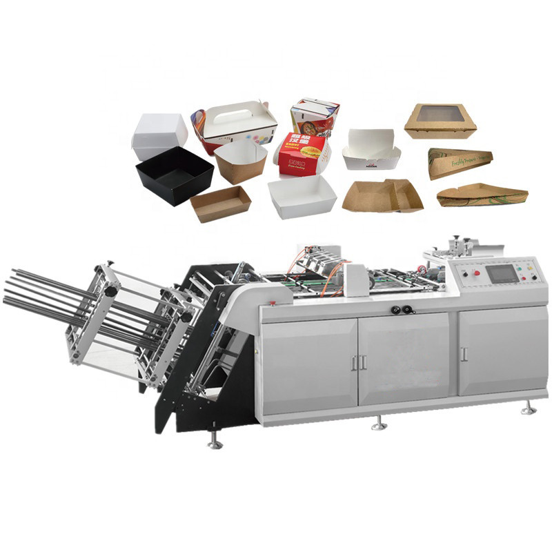 Paper burger box making machine | Tray forming machine