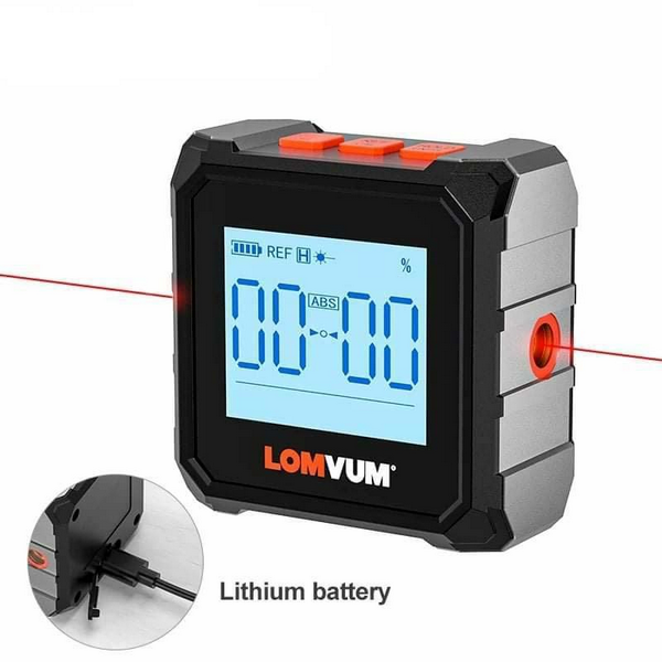 LOMVUM Digital Inclinometer Level Protractor Magnetic Electronic Level ... LOMVUM Digital Inclinometer Level Protractor Magnetic Electronic Level ...