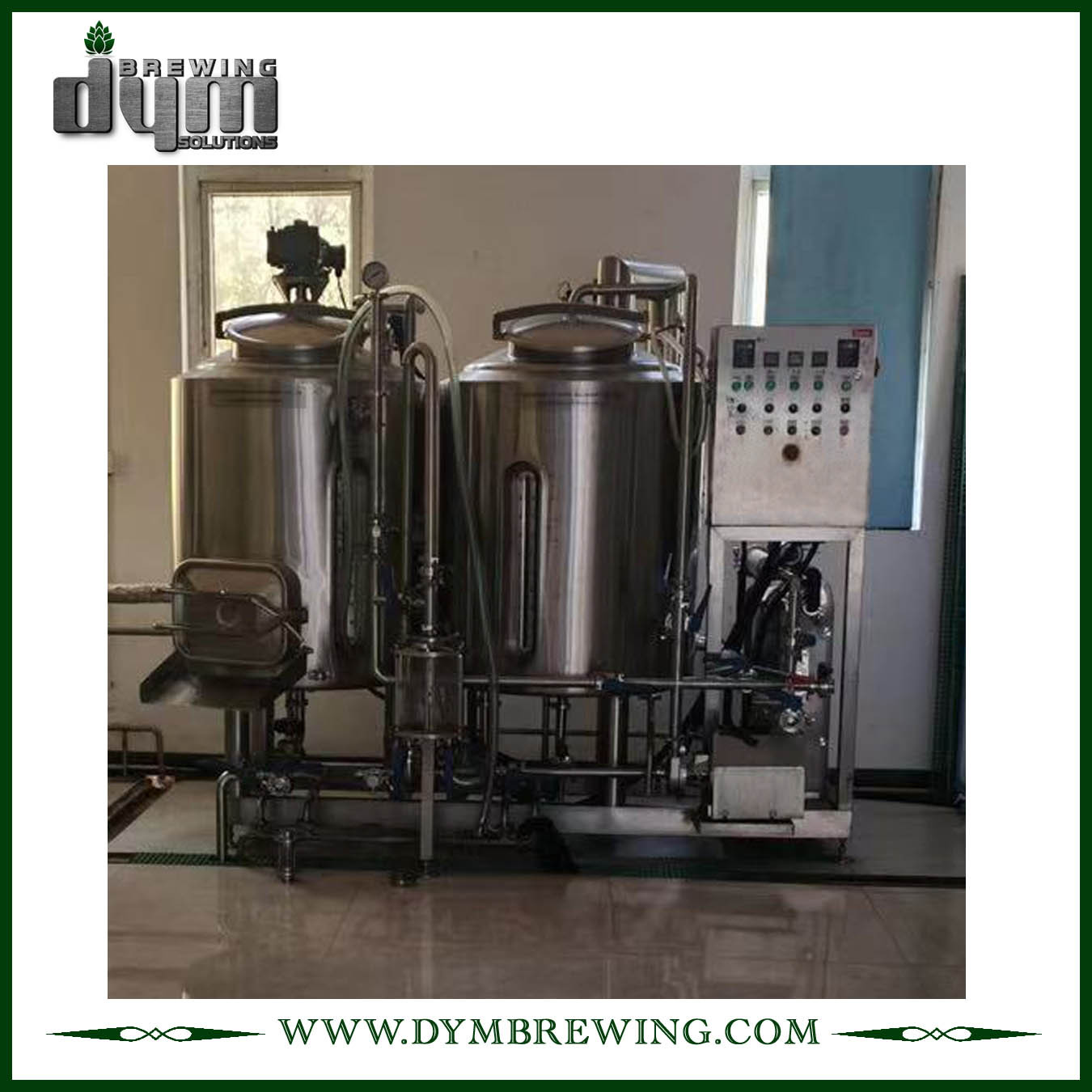 Beer Brewing System for Pub | Customized 100L Pilot Beer Brewing ...