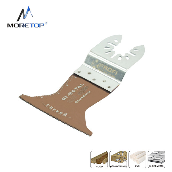 Moretop oscillating multi-tool curved bi-metal plunge cut blade ...