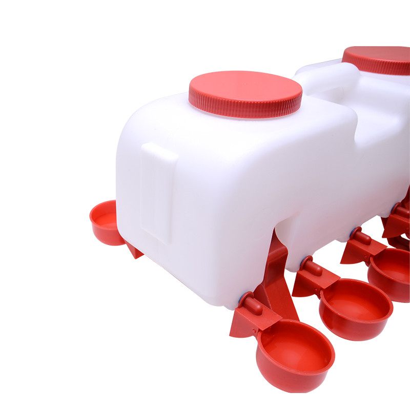 10L Automatic Poultry Waterer Drinker With 10 Water Bowls , Chick ...