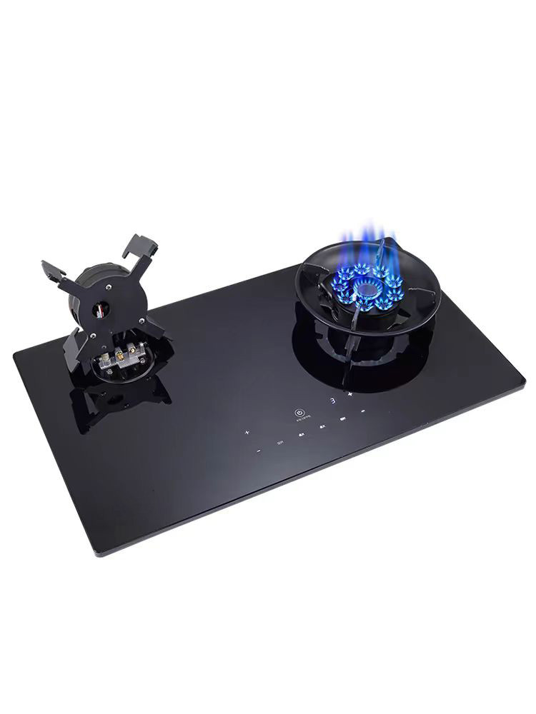 Innovative Built-in 2 Burners Glass Gas Hob with Touch Control
