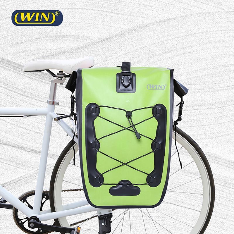 600D PVC Free Reflective Bike Side Bag Waterproof Pannier Bag ...