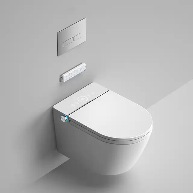 Bathroom bidet foot sensor automatic flush intelligent complete set ...