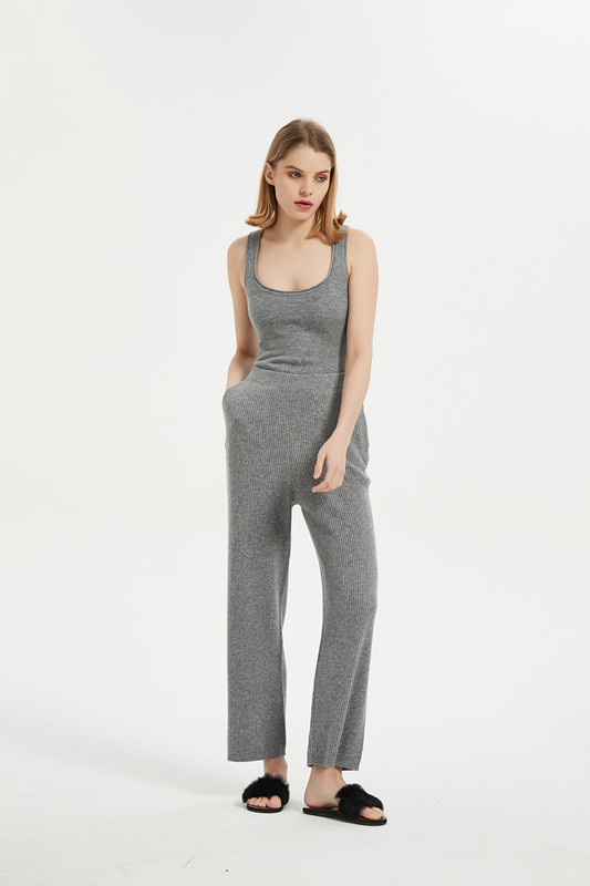 OEM Design Pure Cashmere Sleepwear Women's Fit Knitted Cashmere Pajamas ...