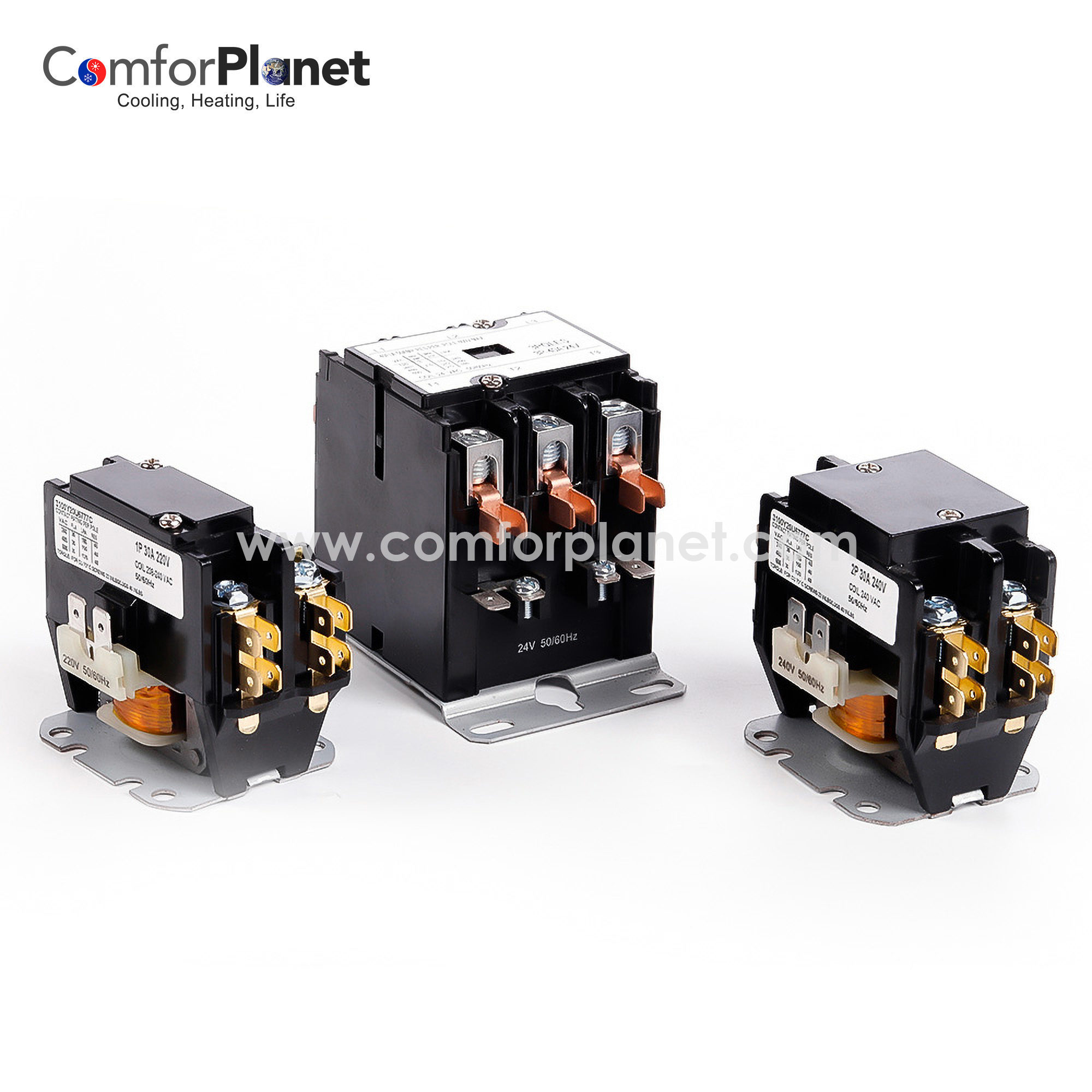 1 Pole Contactor Motor Definite Purpose AC Contactor One Pole HVAC ...
