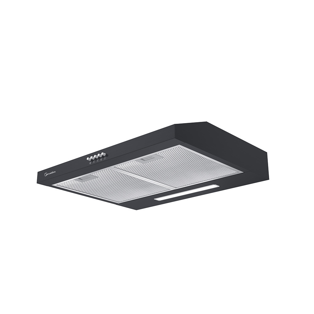 Black/White Slim Exhaust Range Hood MCHS-600B/W | Stainless Steel Range ...