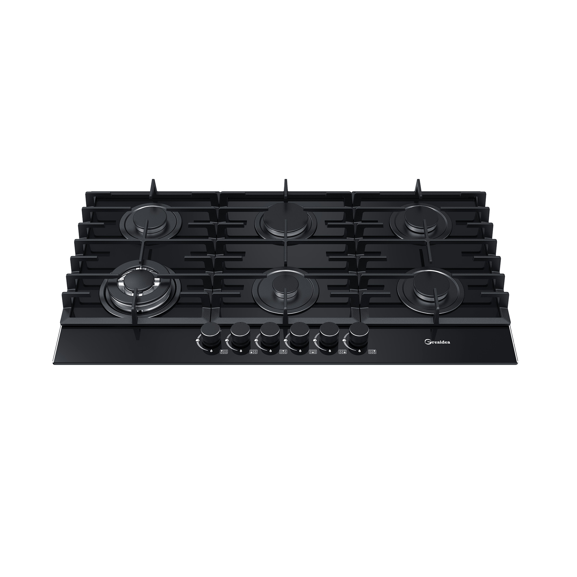 6 Burner Glass Gas Hob MGBG-906M3|900mm | 6 Burner Gas Hobs | Greaidea ...